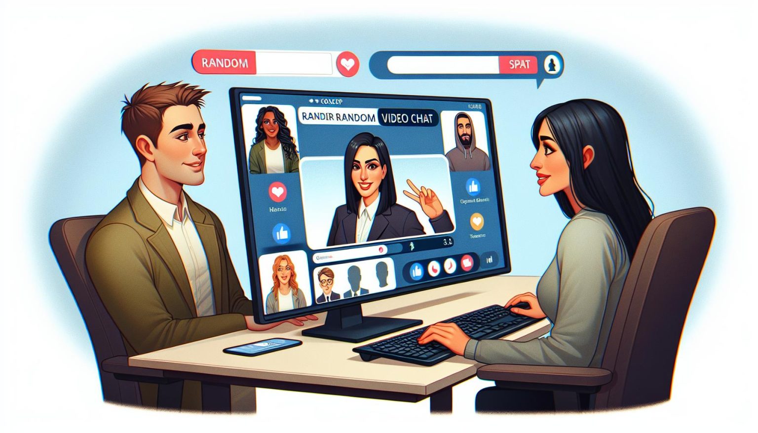 Random Cam to Cam Video Chat | Omegle Alternative | LuckyCrush